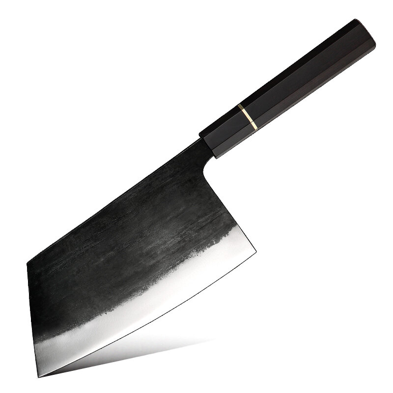 Нож тесак GRANDSHARP высококачественный, кованный, для рубки и резки мяса / сербский топорик мясной, мясной тесак, кухонный топор