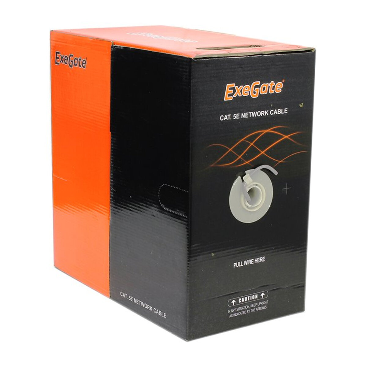 Кабель сетевой Exegate UTP 5e PVC (EX256745RUS), 305 м, CCA, серый