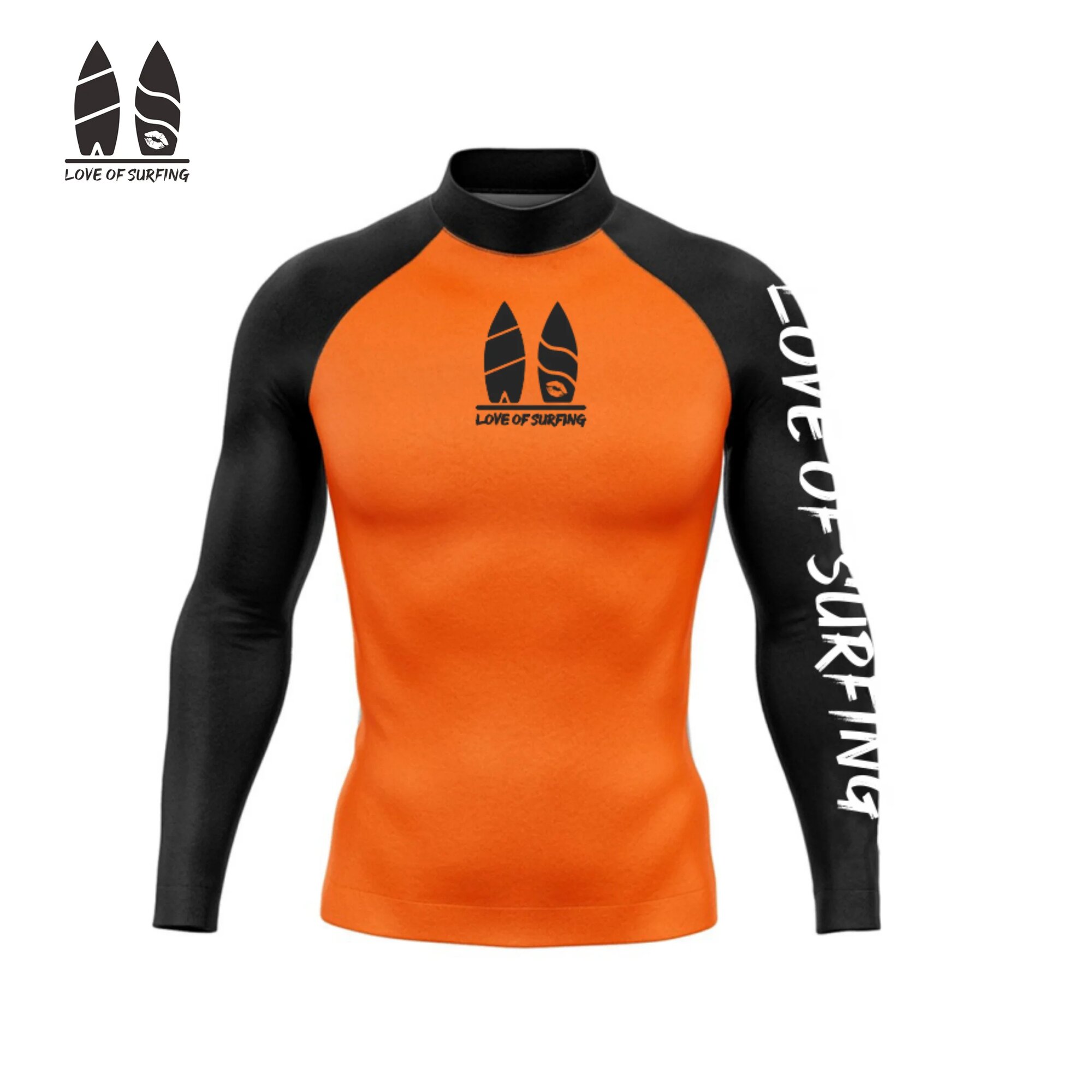 Рубашки с длинным рукавом для серфинга, Мужская одежда для плавания и серфинга Upf Оранжевый, XXL, 5