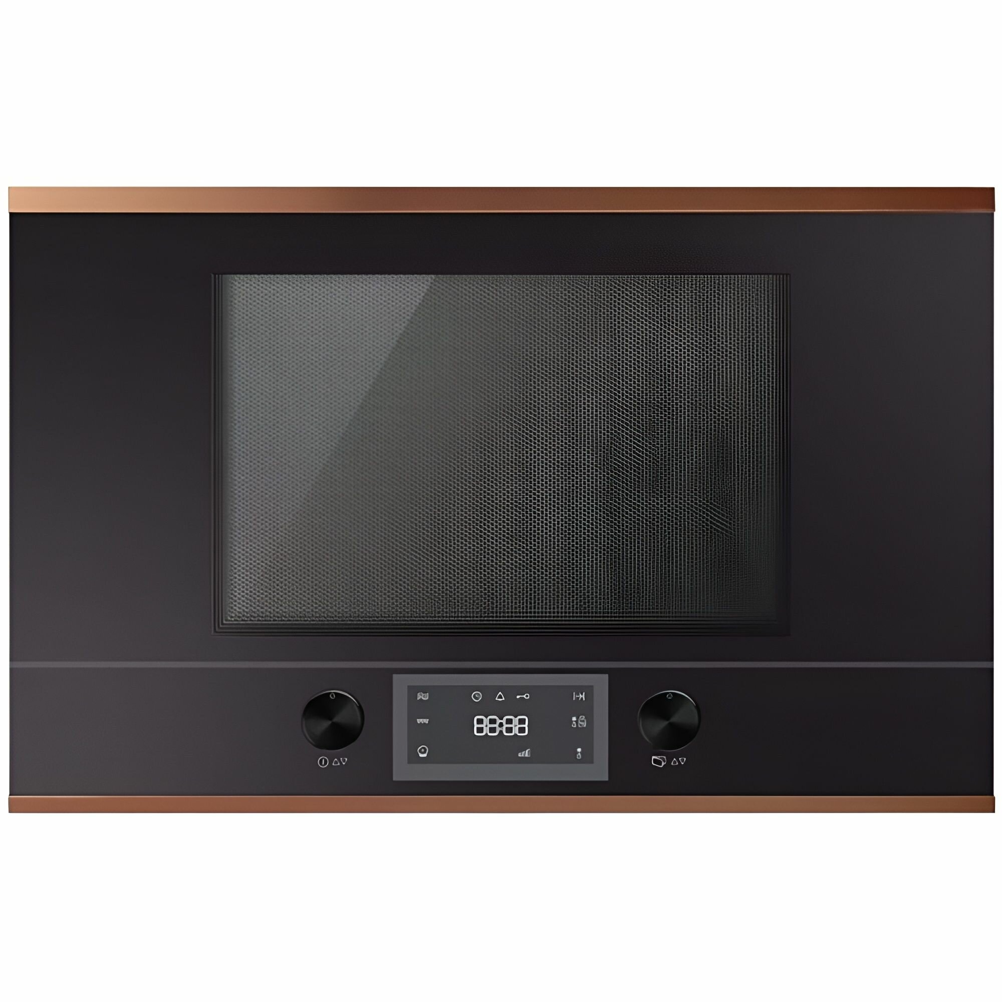 Микроволновая печь Kuppersbusch "ML 6330.0 S7", черно-серая, нержавеющая сталь, подсветка