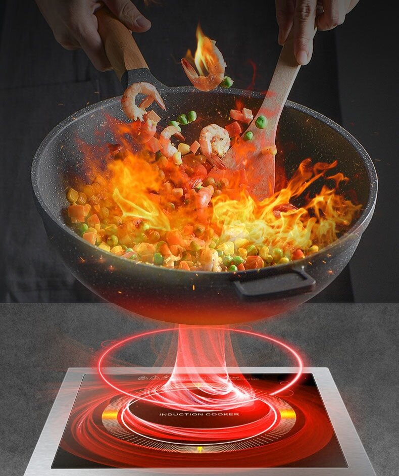 Индукционная плитка AIRHOT IP3500, стеклокерамическая, электронное управление, 3.5 кВт