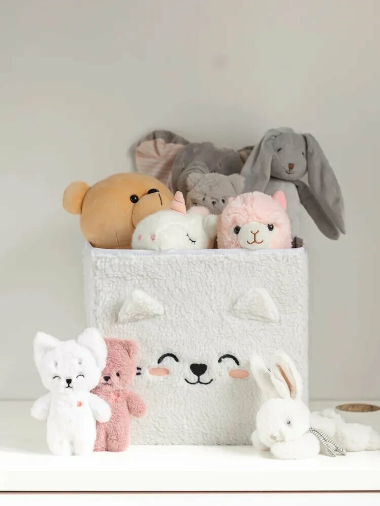 Корзина для игрушек длина 30 см, ширина 30 см, высота30 см, секции: 1 , шт.