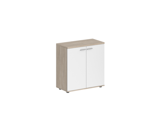 Шкаф низкий Norden SG.805 двухдверный корпус: дуб светлый; фасады: белый