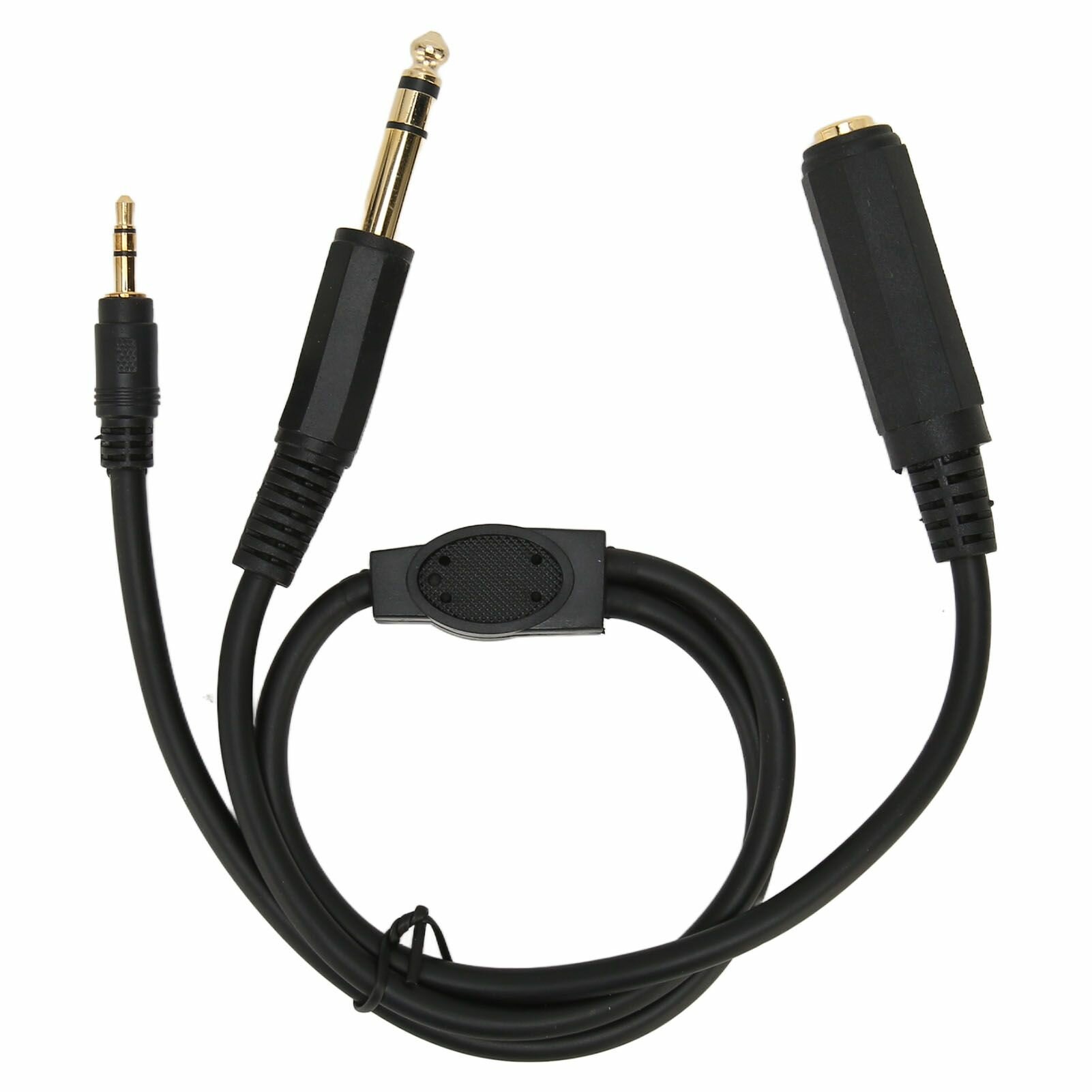 Кабель 6.35мм jack - (6.35мм jack + 3.5мм jack), Y-разветвитель