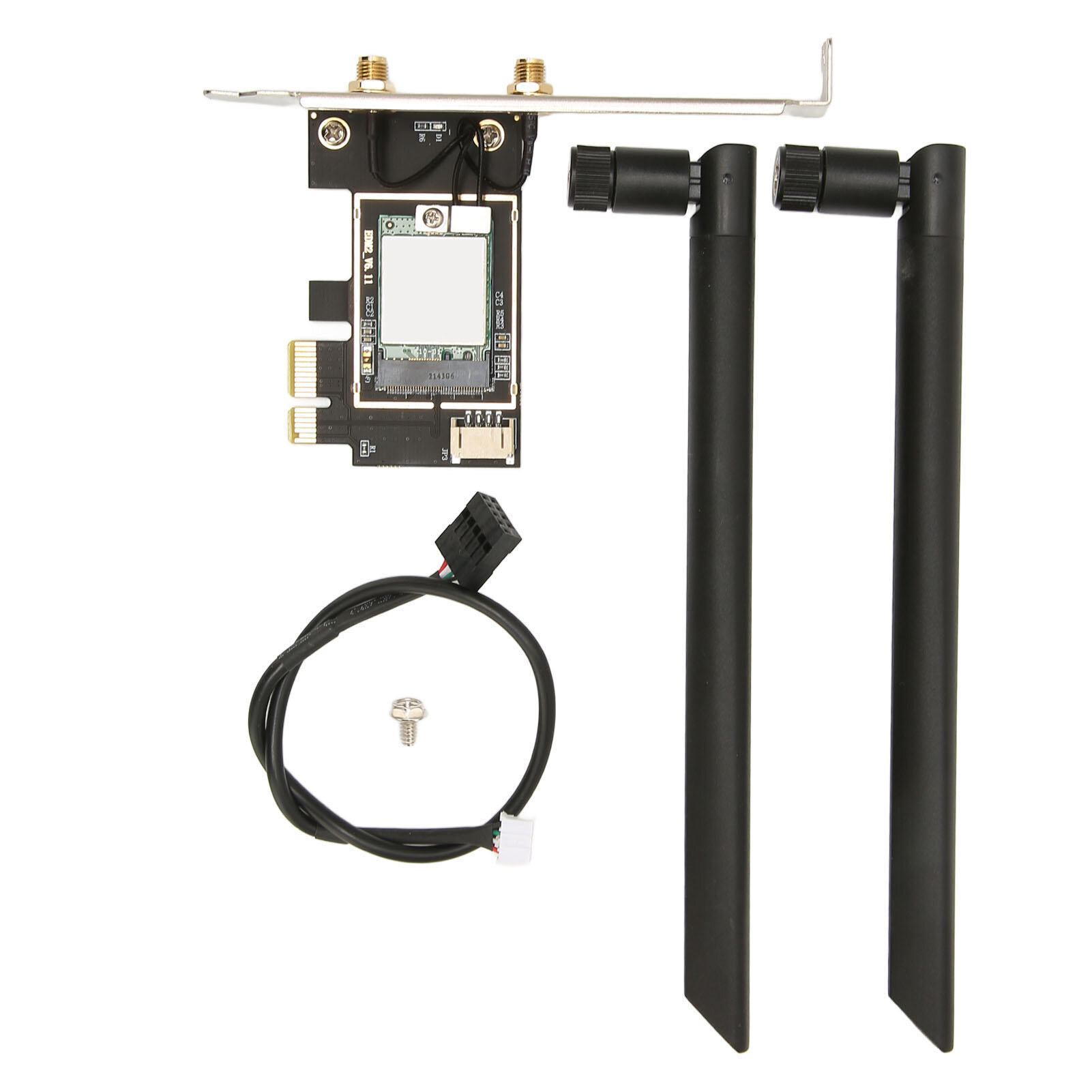 Беспроводная сетевая карта Plug and Play NGFF M2 интерфейс Bluetooth 4.2 Wi-Fi адаптер для настольного компьютера моноблока 7265AC без крышки