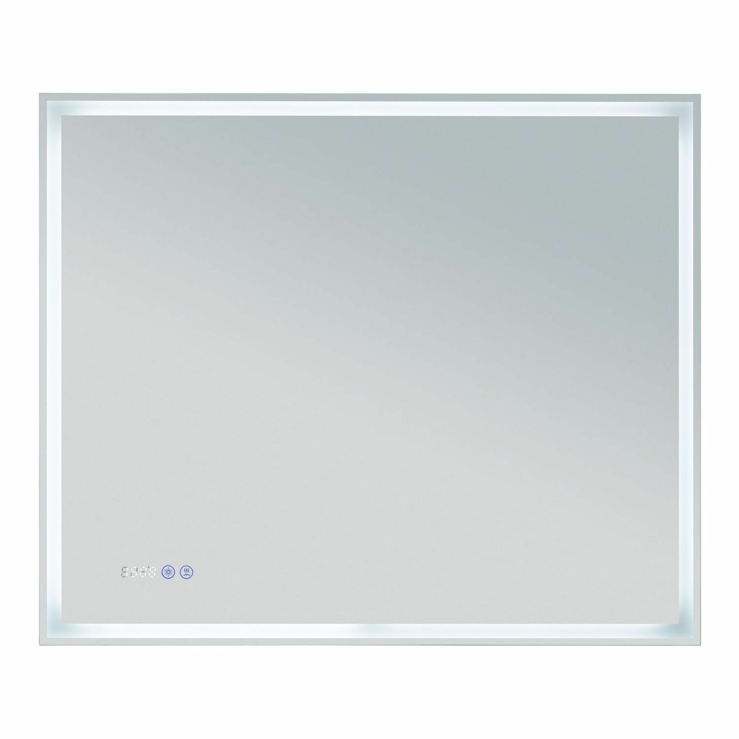 Зеркало Aquanet Оптима 90 белый матовый – зеркало для ванной комнаты