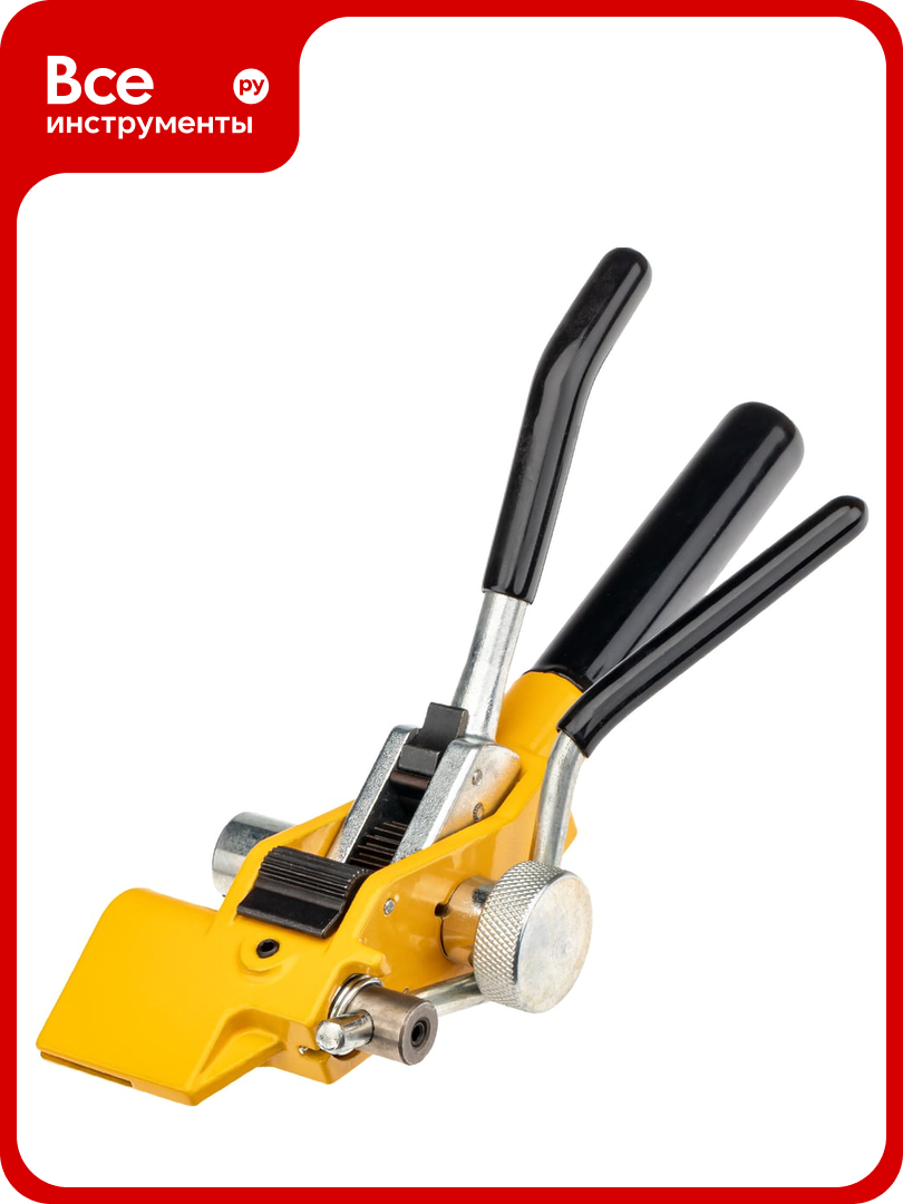 Инструмент для натяжения и резки стальной ленты duwi храповый механизм ширина ленты до 20мм металл 27806, строительстве