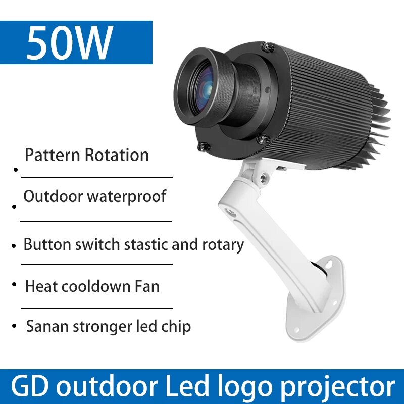 NOPARDE LED логотип проектор 25/35/50/80Вт для улицы GD-50w outdoor