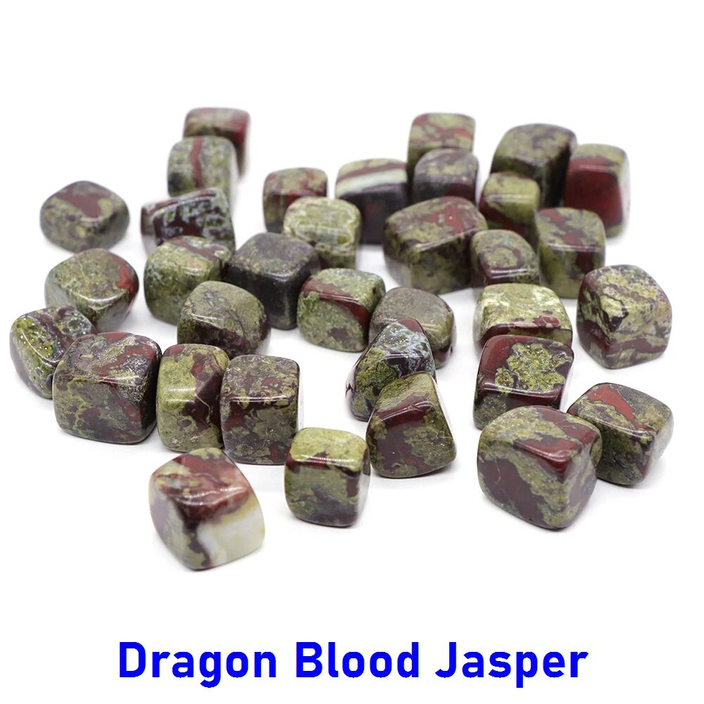 Малахитовые камни натуральные 20-30 мм 1 PCS, Dragon Blood Jasper