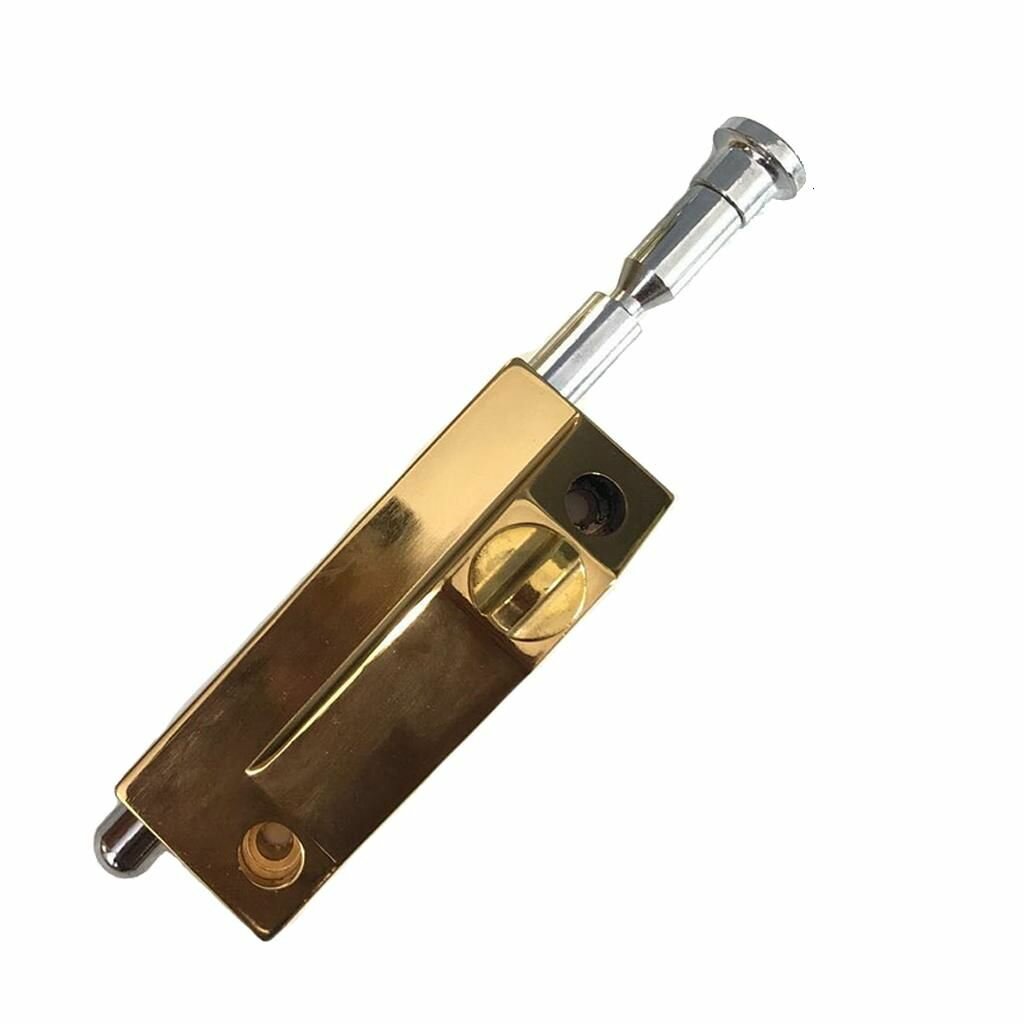 Защитная противоугонная защелка для раздвижной двери-титан с золотым винтом