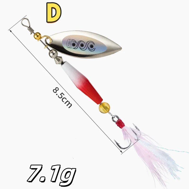 Спиннер-приманка 7,1г/10г для ловли рыбы D-7.1g
