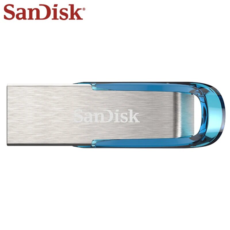 SanDisk Ultra Flair 128 ГБ, Синий