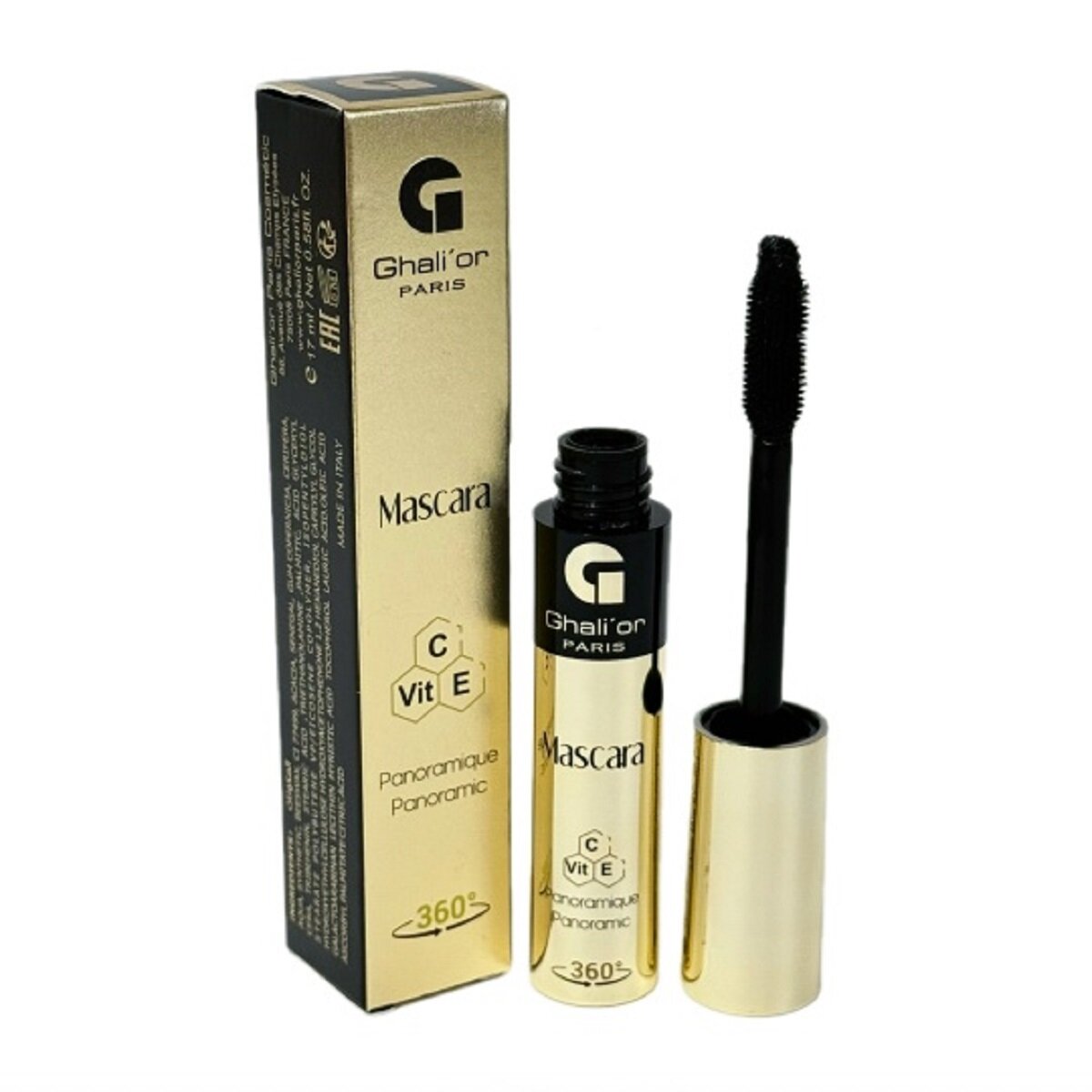 Ghali’or Paris Тушь для ресниц черная (17мл) Panoramigue Mascara