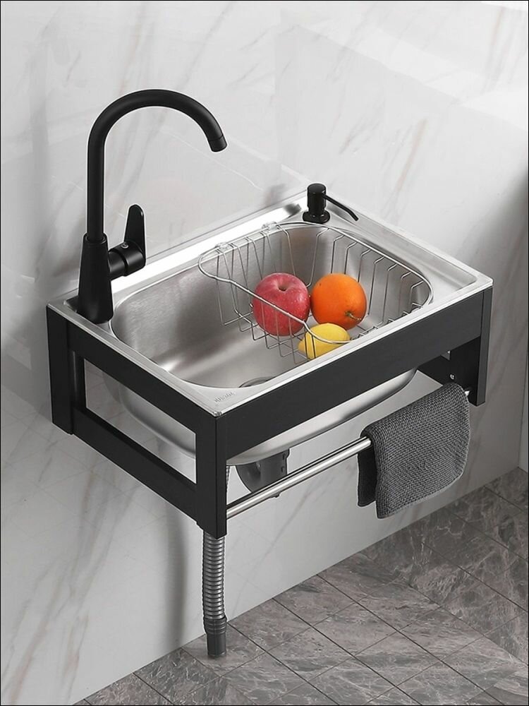 Мойка кухонная из нержавеющей стали устанавливается на стену Умывальник Ванна моечная сварная