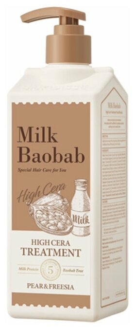 Бальзам для волос MilkBaobab High Cera Treatment Pear&Freesia (500 мл)