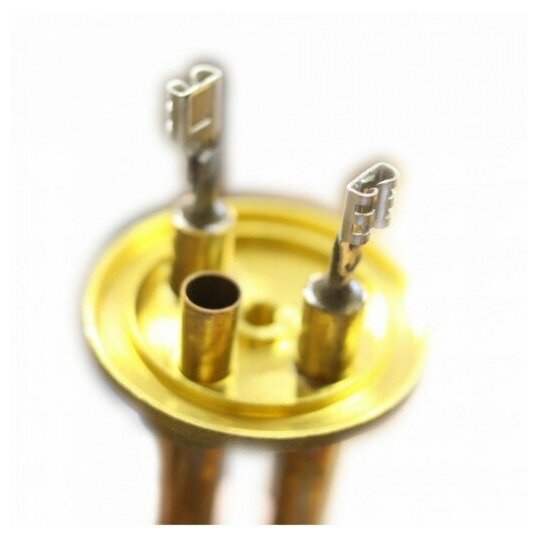ТЭН RCA 1500W, ИТА, медь, Ø48мм, М6, клеммы под стержневой термостат, вертикальный, трубка под термостат Ø10мм, 220V, 20025G10