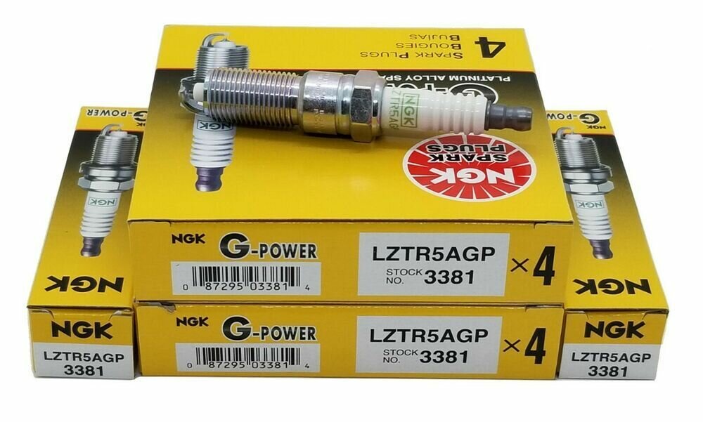 Свечи зажигания NGK 3381 LZTR5AGP 4 шт