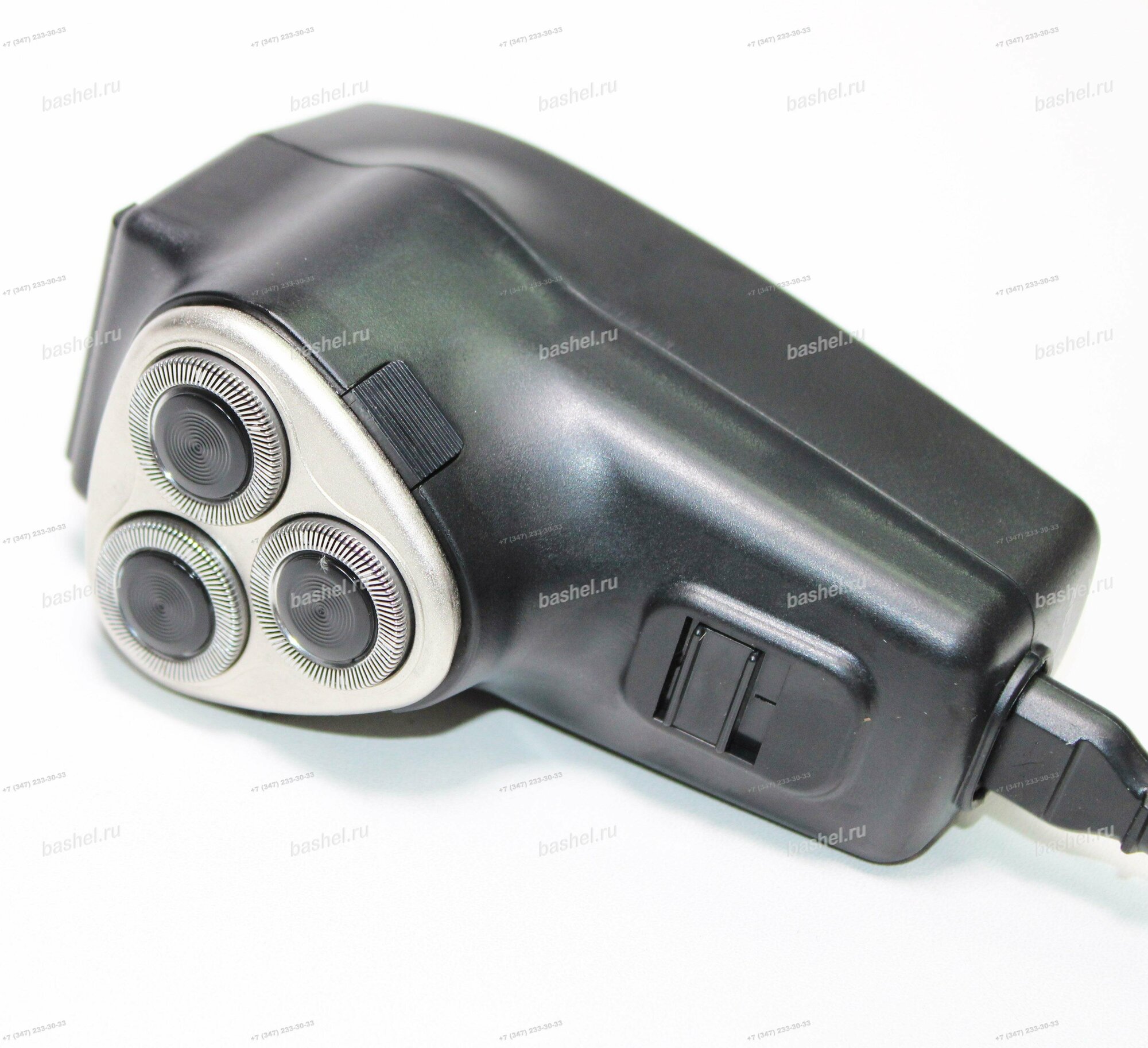 Электробритва сетевая Агидель-3С, 10 Вт, 3-х ножевая, роторная