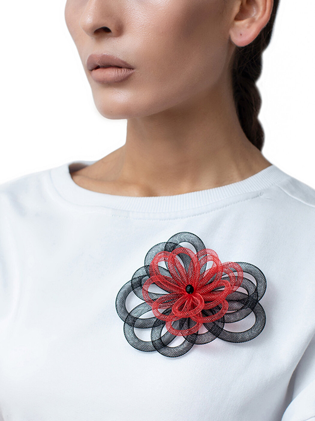 Брошь, муранское стекло