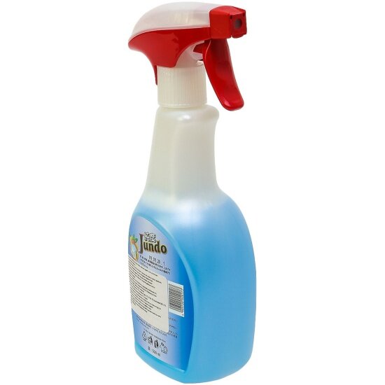 Чистящий спрей Jundo Премиум для стекол, зеркал, пластика, концентрированный, 500 мл