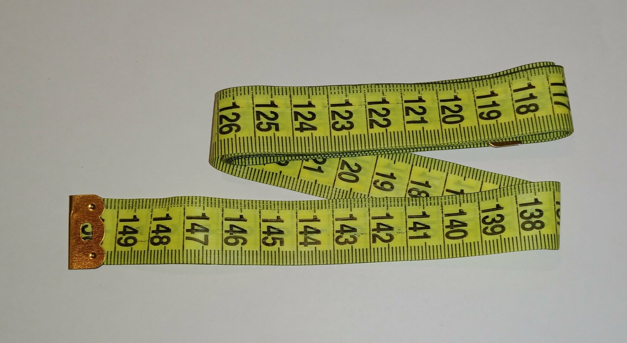 Сантиметр портновский, 150 см, желтый