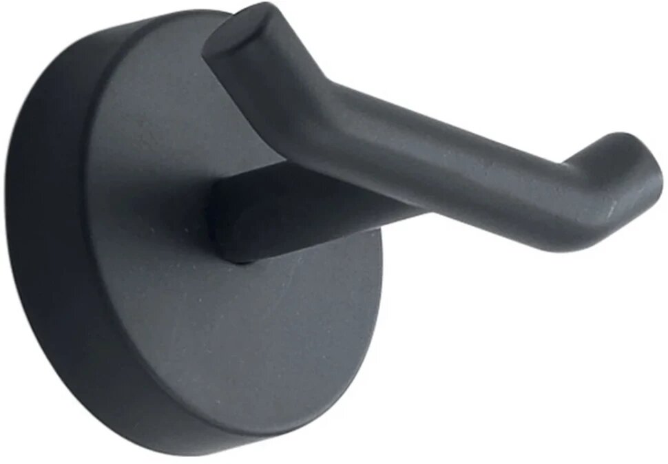 Крючок Gedy Eros 2326(14) двойной, для ванны, черный матовый