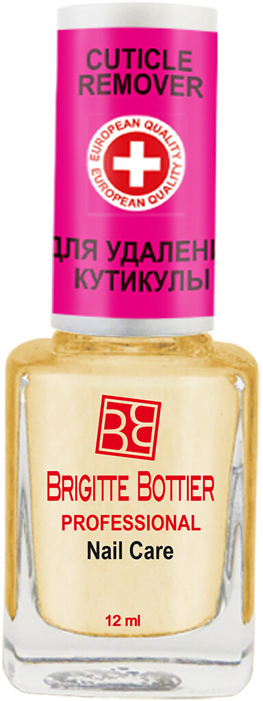 Лечебное средство для ногтей Brigitte Bottier, Cuticle Remover, для удаления кутикулы, масло, 12 мл