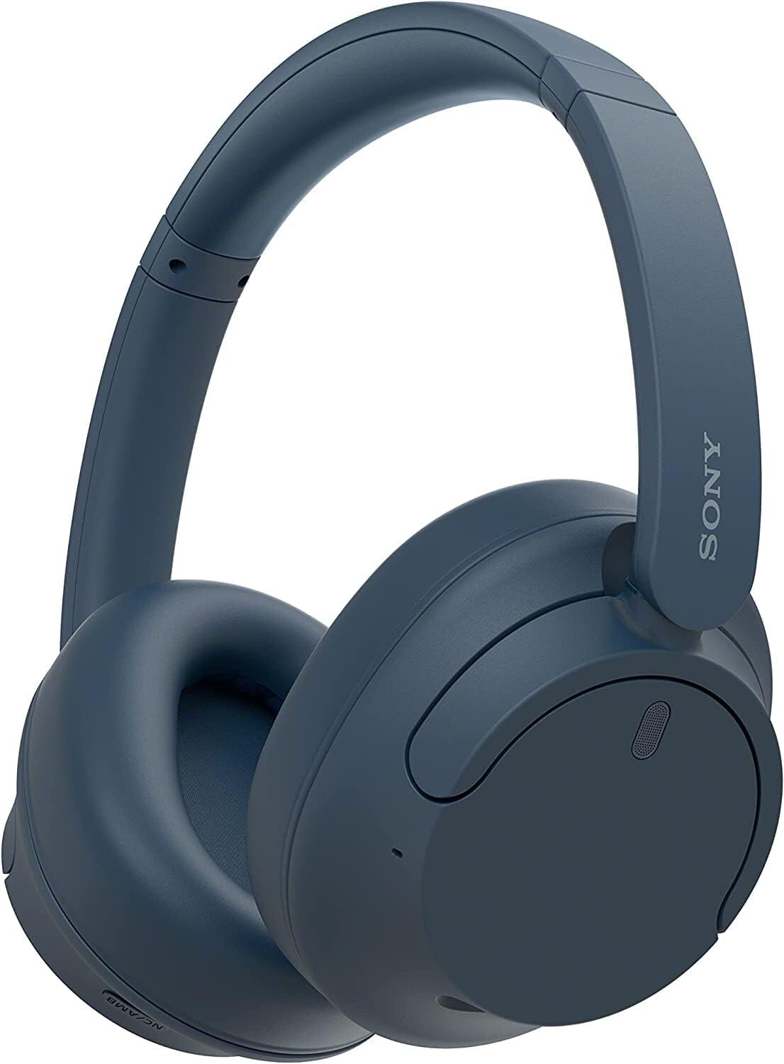 Гарнитура Sony WH-CH720N, накладные, Bluetooth, регулировка громкости, синие