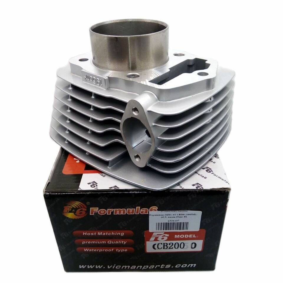 Цилиндро-поршневая группа 4T CB200 (164FML) (63.5, палец-15мм) F6
