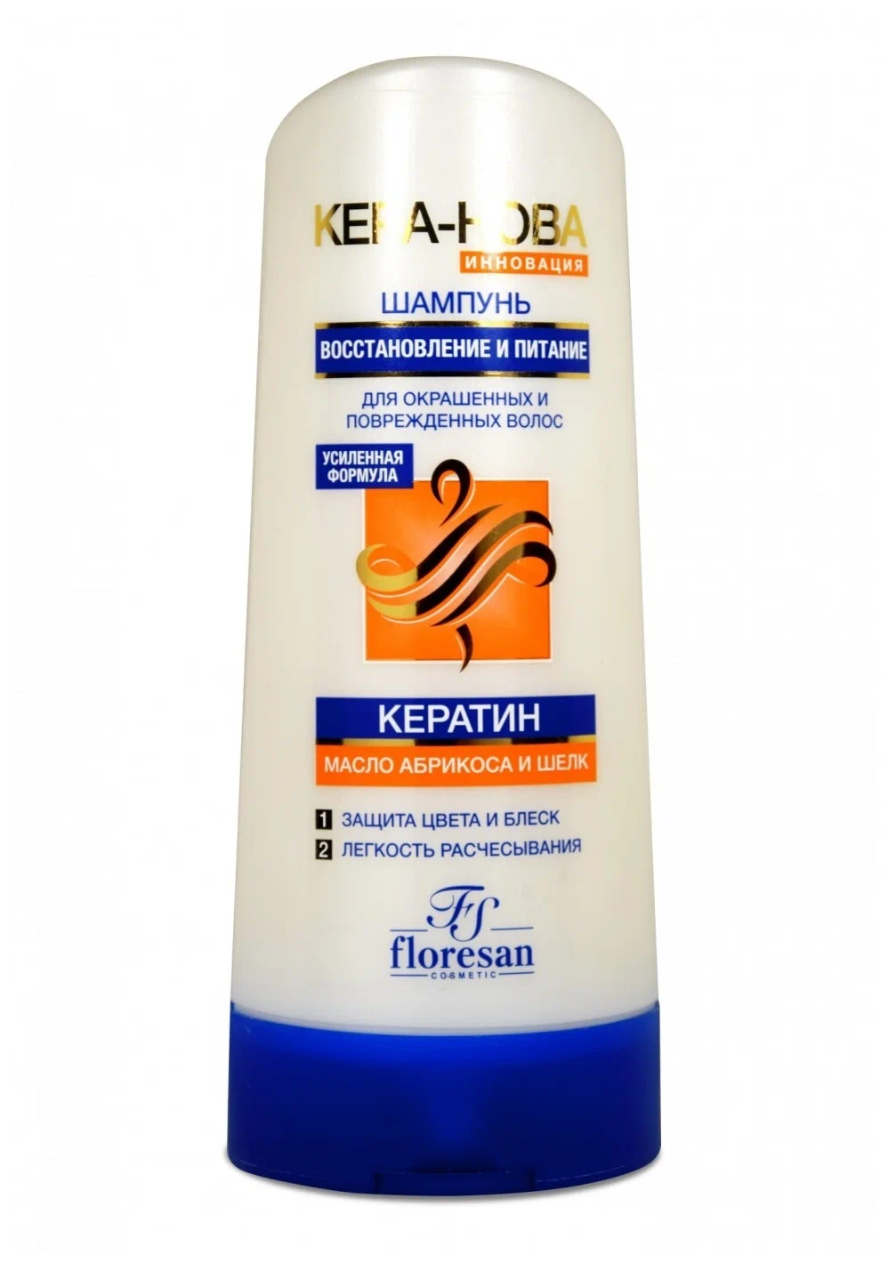 Шампунь Floresan Кера-Нова, для окрашенных волос, с кератином, 400мл