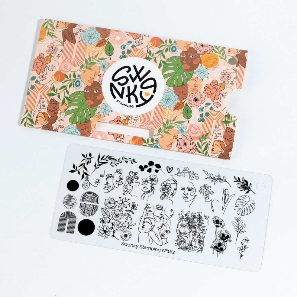 Пластина для стемпинга Swanky Stamping, №162