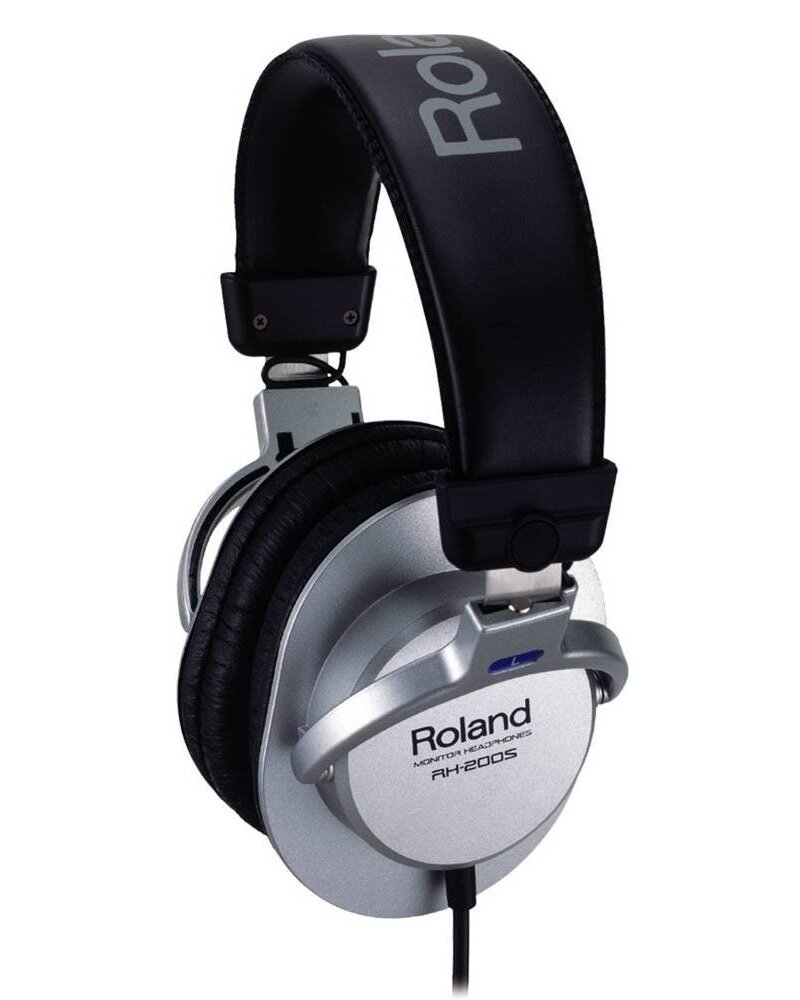 Roland RH-200S Наушники мониторные 20 - 20,000 Гц, 65 Ом закрытого типа серебристые