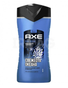 Набор из 3 штук Гель для душа и шампунь мужской Axe Cool Ocean 250мл