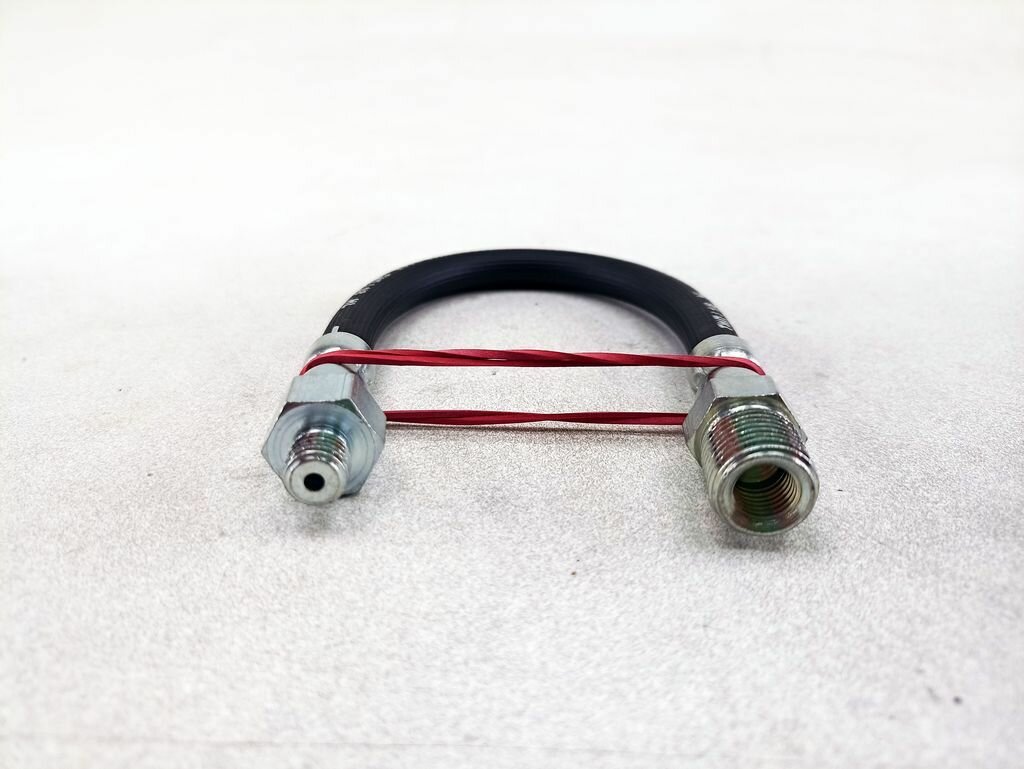 Шланг тормозной передний нижний / к колёсному цилиндру для а/м УАЗ Хантер, 3163, 3162, L - 290 мм