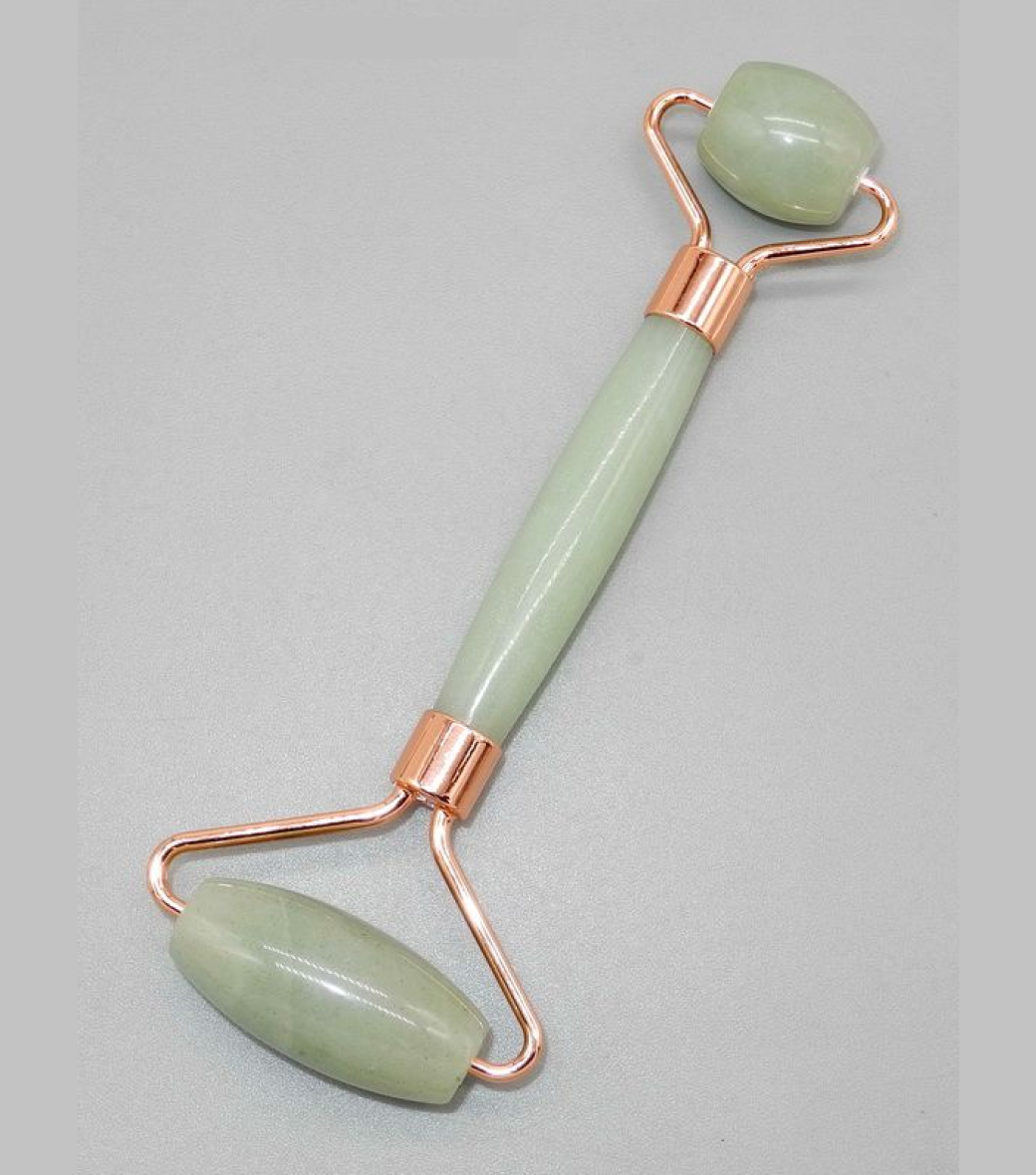 Массажер для лица, нефрит. Длина 15 см (Oxan)