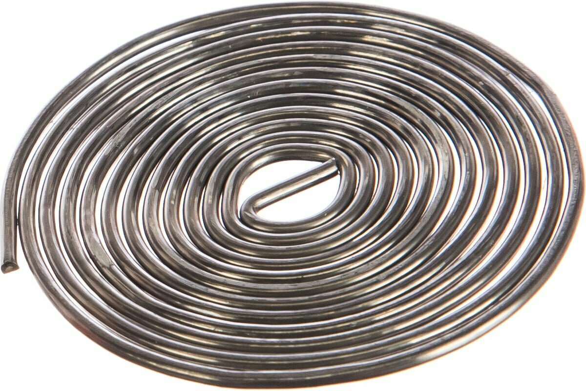 REXANT ПОС-61 припой для пайки с канифолью 1.5 мм спираль, длина 1 м, 09-3115