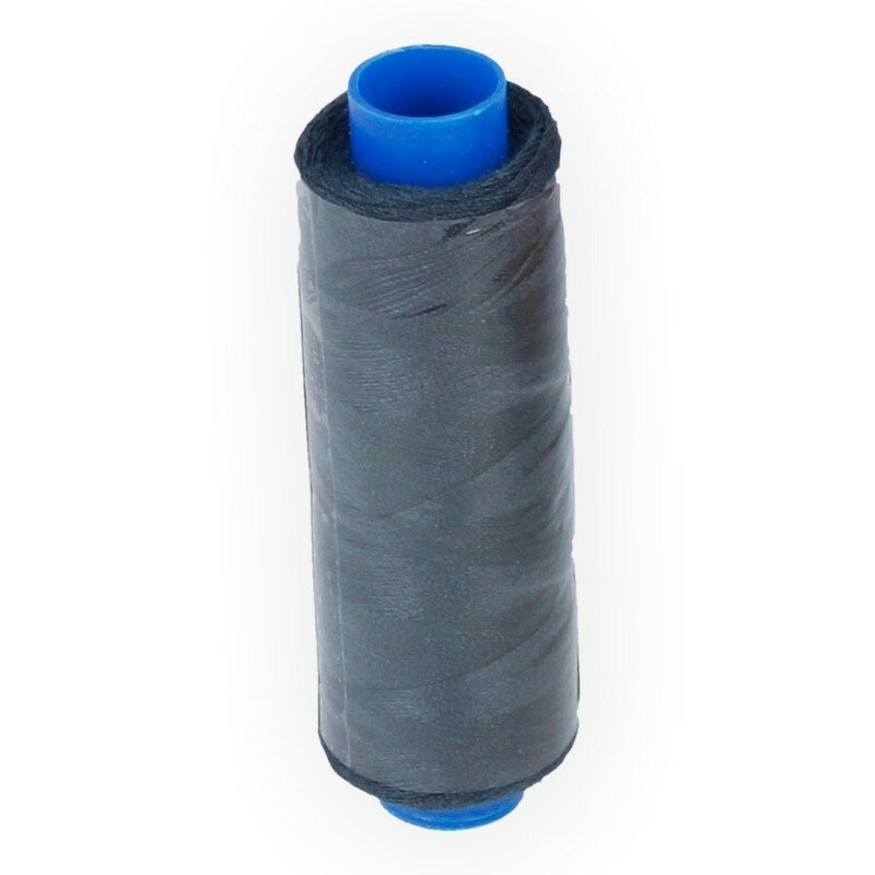 Нить полиэстеровая, Gamma, толщина 40/2, цвет №349 (тёмный зеленовато-серый), катушка, 183 метра