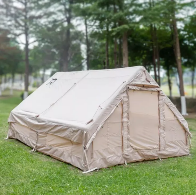 Надувная 4-местная палатка Terbo CW 4060 туристическая, кемпинговая