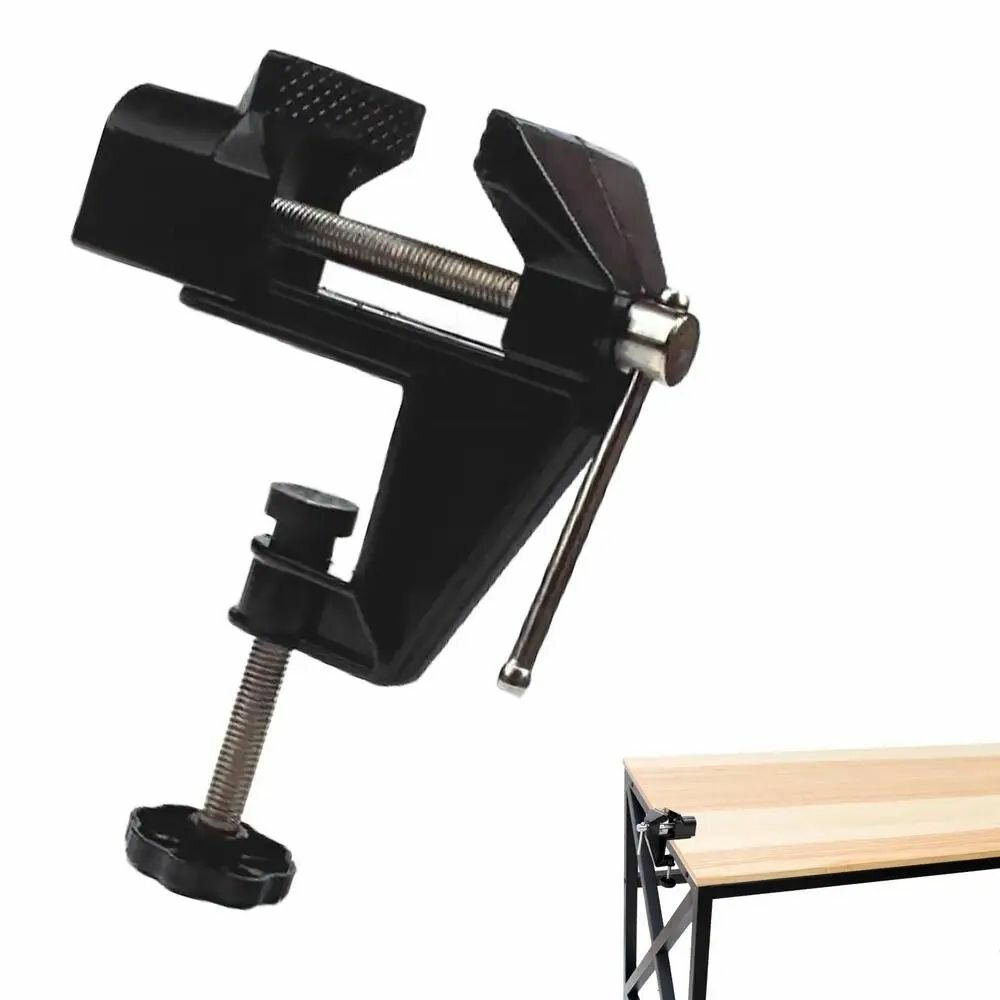 Тиски настольные слесарные 35 мм, струбцина, мини тиски алюминиевые