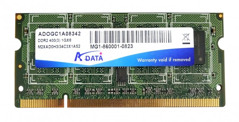 Оперативная память ADATA ADOGC1A08342 DDRII 1GB