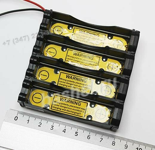 Отсек для аккумулятора 4S1P-PCM (4*18650) с встроенной платой защиты