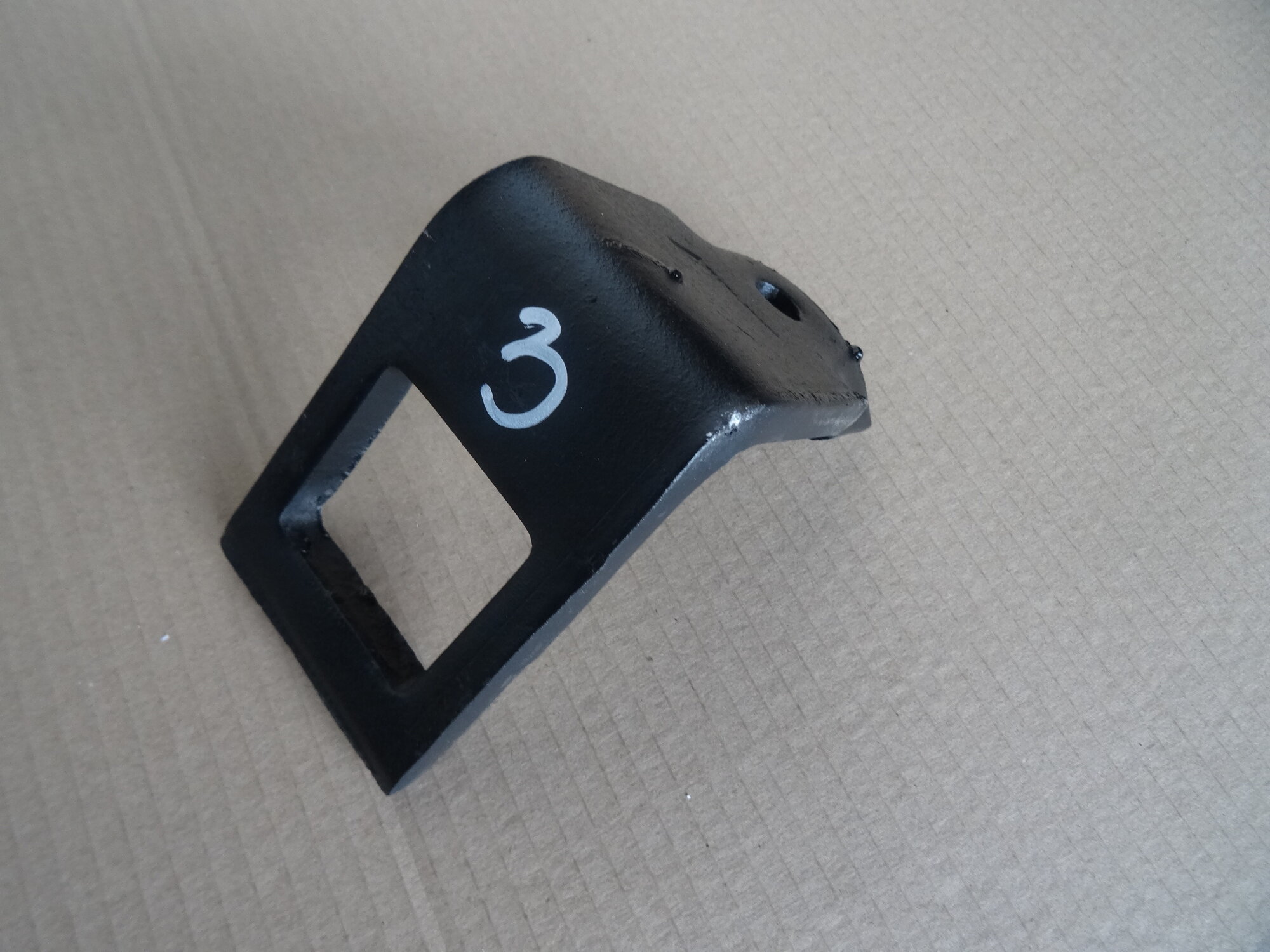 Зажим-кронштейн культиватора (для S-образ. стойки 45x12, п/подпружинник)