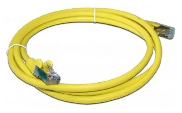 Патч-корд LanMaster вилка RJ-45, вилка RJ-45, кат.5E, LSZH, 5м, желтый
