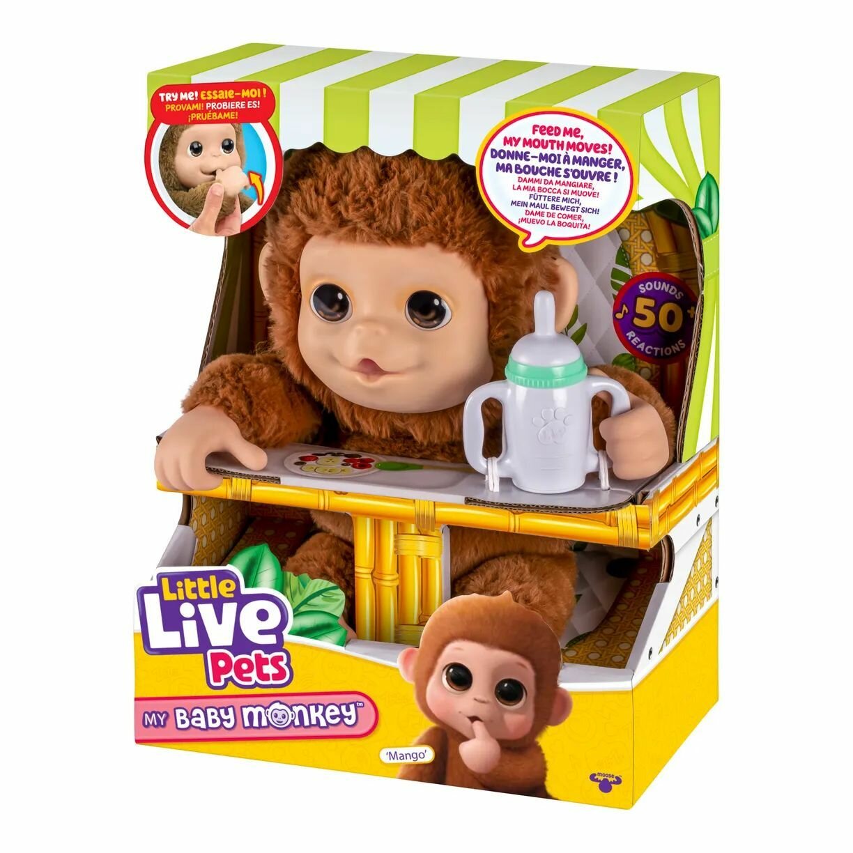 Интерактивная игрушка Little Live Pets "Обезьянка" Moose