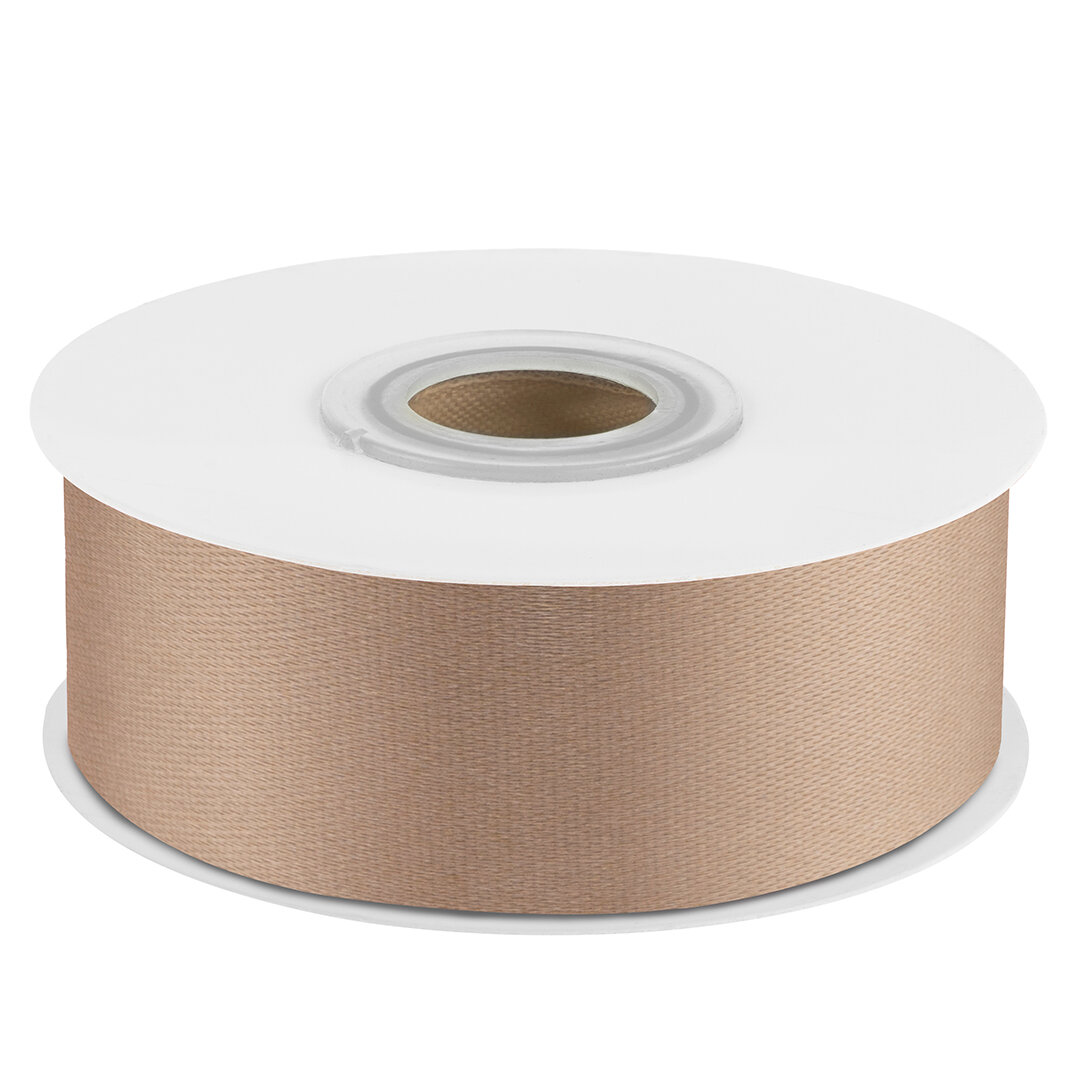 Декоративная лента Дон Баллон атласная, 2,5 см, 22,85 м, цвет Шампань