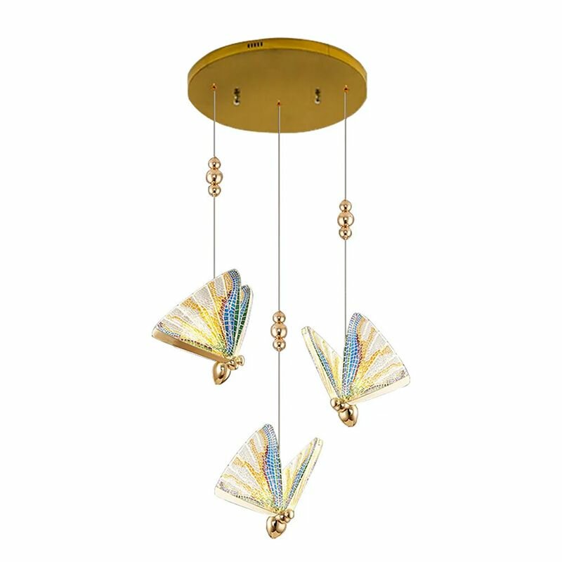 Hyundai, Nordic, люстры, светодиоды, бабочки лампы