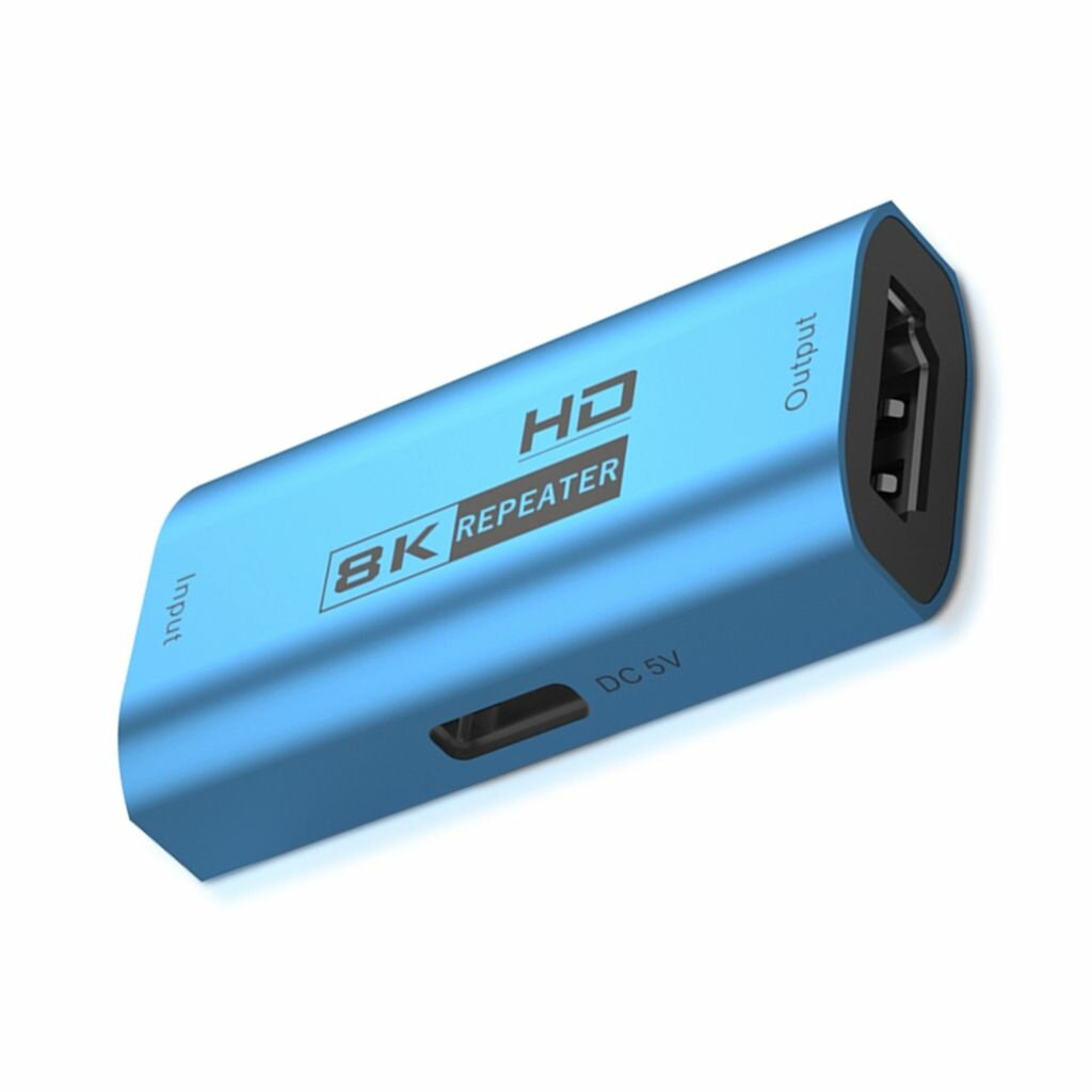 (1 шт.) Прямоточный разъем усилителя сигнала HDMI 8K от женщины к женщине