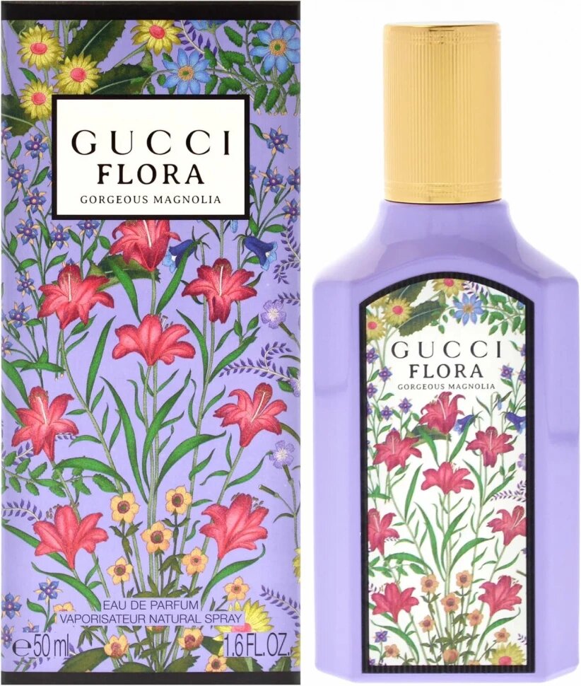 Парфюмерная вода Gucci "Flora By Gucci Gorgeous Magnolia", Eau De Parfume, 50 мл