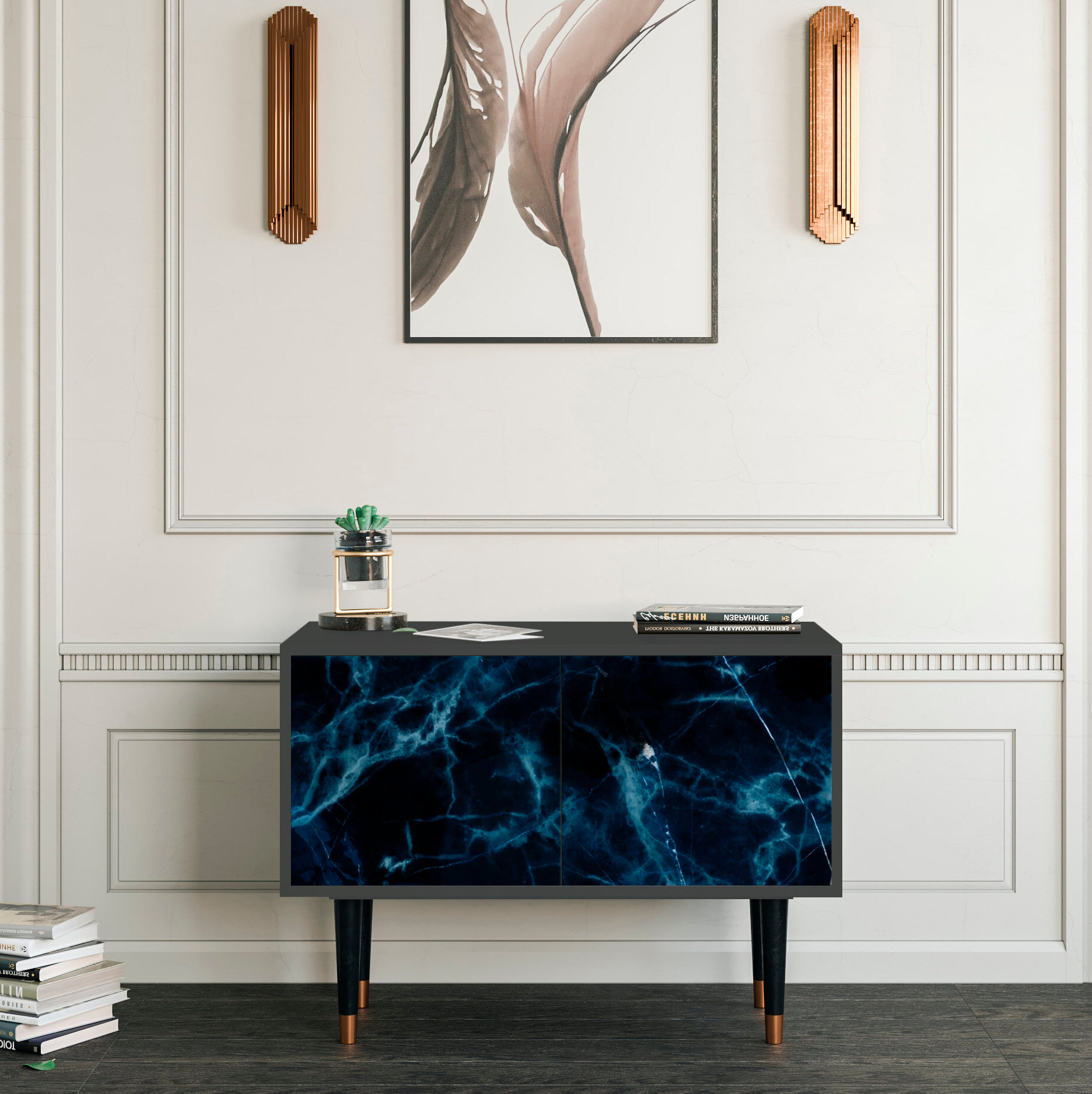 Комод - STORYZ - S1 Deep Ocean, Размер - 94 x 69 x 48 см, Цвет корпуса - , Антрацит