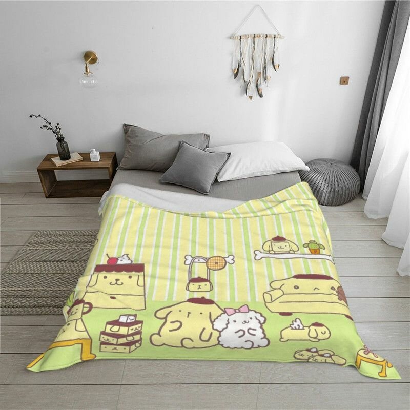 Плед Пом-Пом Пурин Пледы Санрио Pom Pom Purin от Sanrio